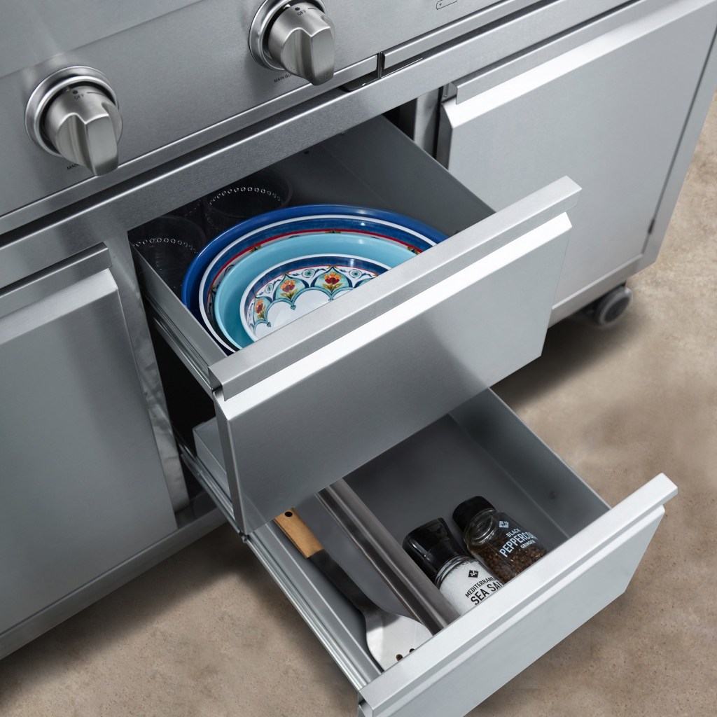 Prokan－GTX9160 6-Burner Outdoor kitchen island with sear burner and ...