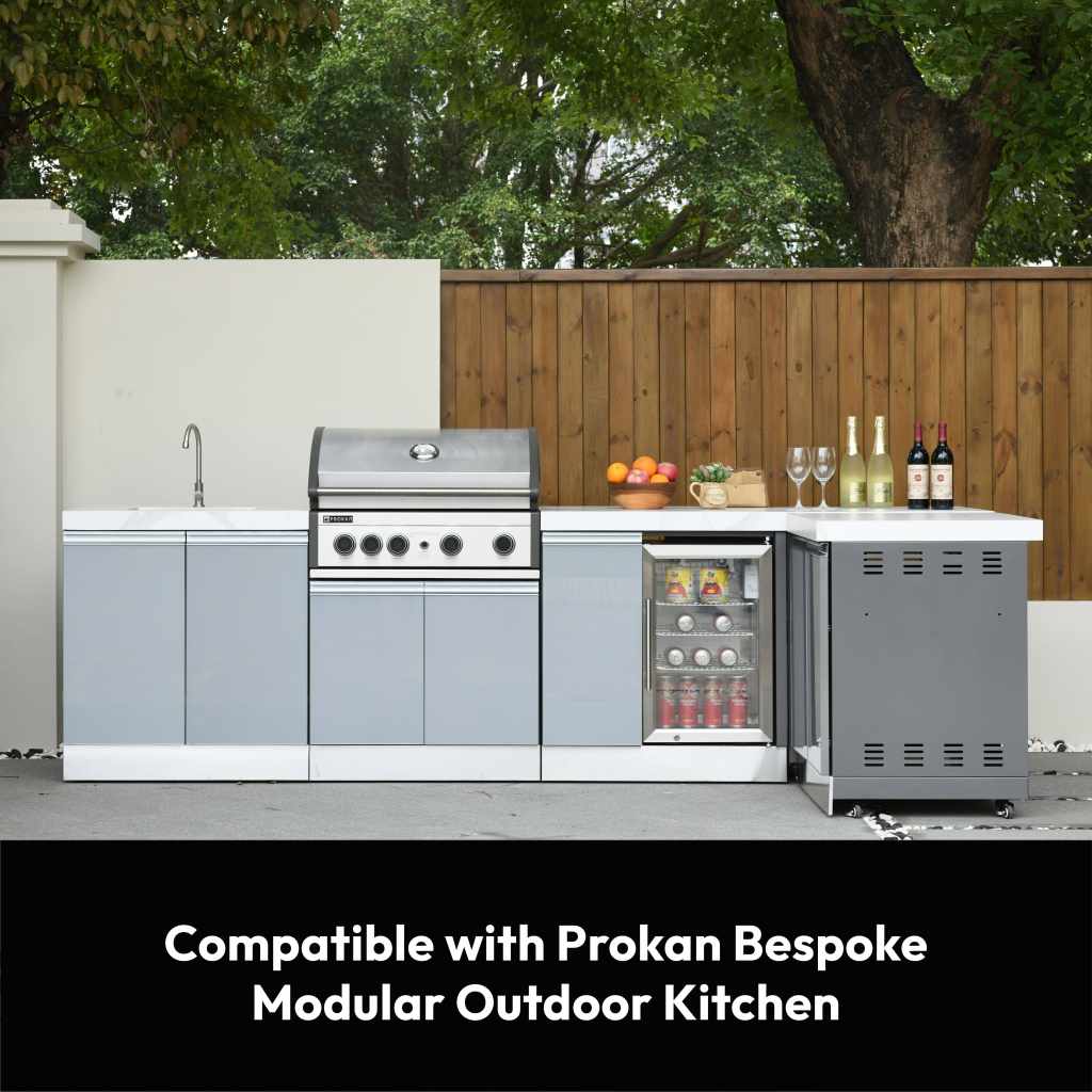 Prokan－Outdoor Kitchen Corner Cabinet