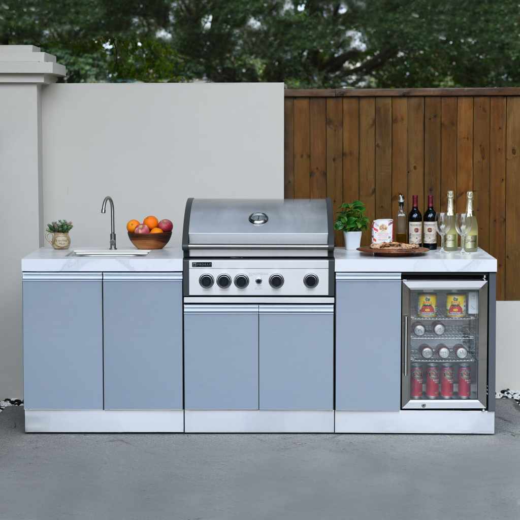 Prokan－Outdoor Kitchen Corner Cabinet